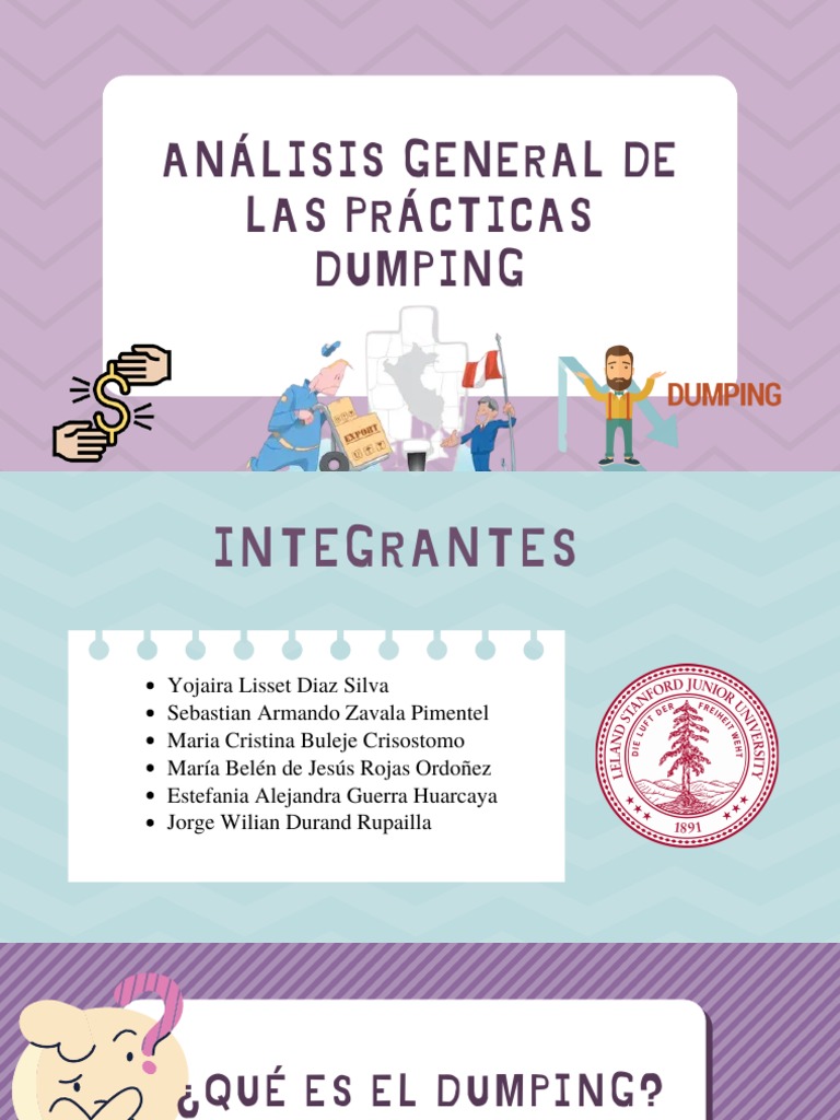 Analisis General de La Practicas Dumping | PDF | Dumping (política de precios) | Comercio