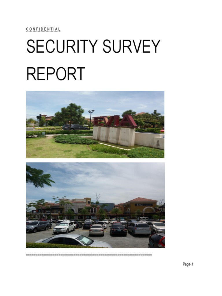 Security Survey Sample | PDF | Security Guard | Firefighting