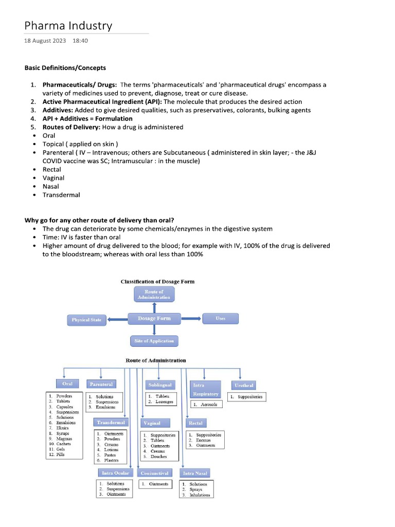 Pharma Notes 1 | PDF
