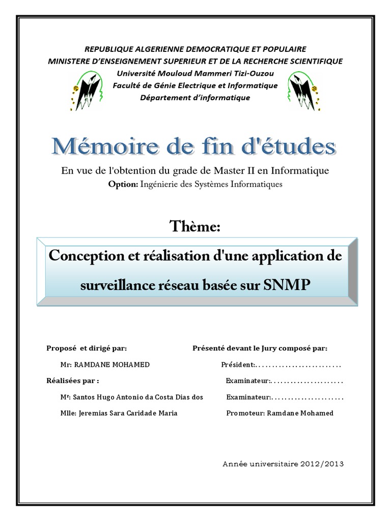 SMNP Memoire | PDF