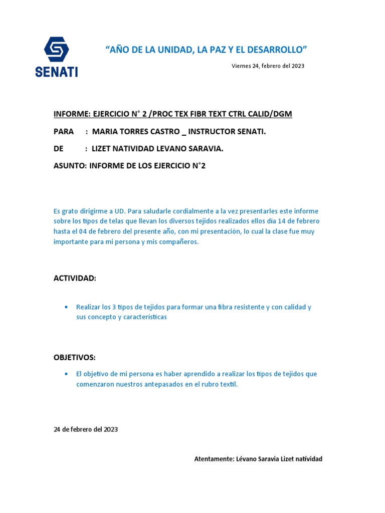 Ejercicio 2 Tejidos | Descargar gratis PDF | Textiles | Ropa