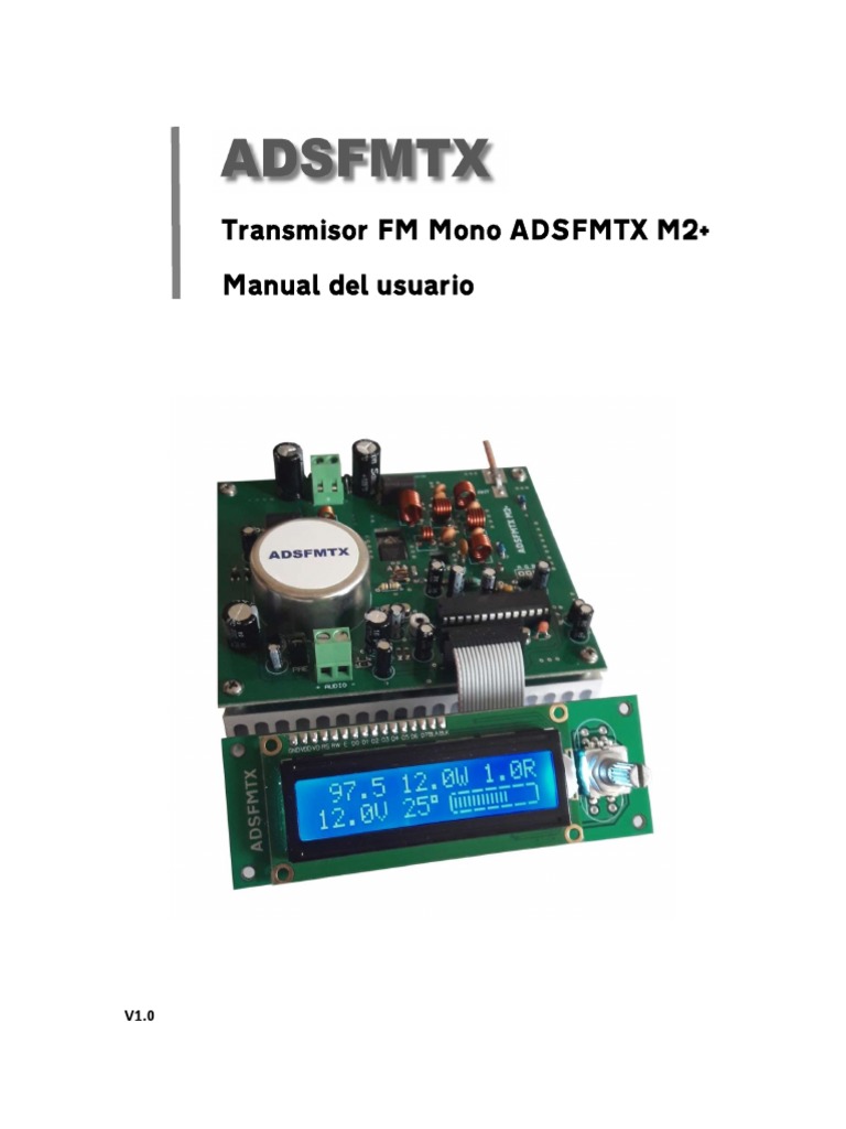 Adsfmtx M2+ Manual | PDF