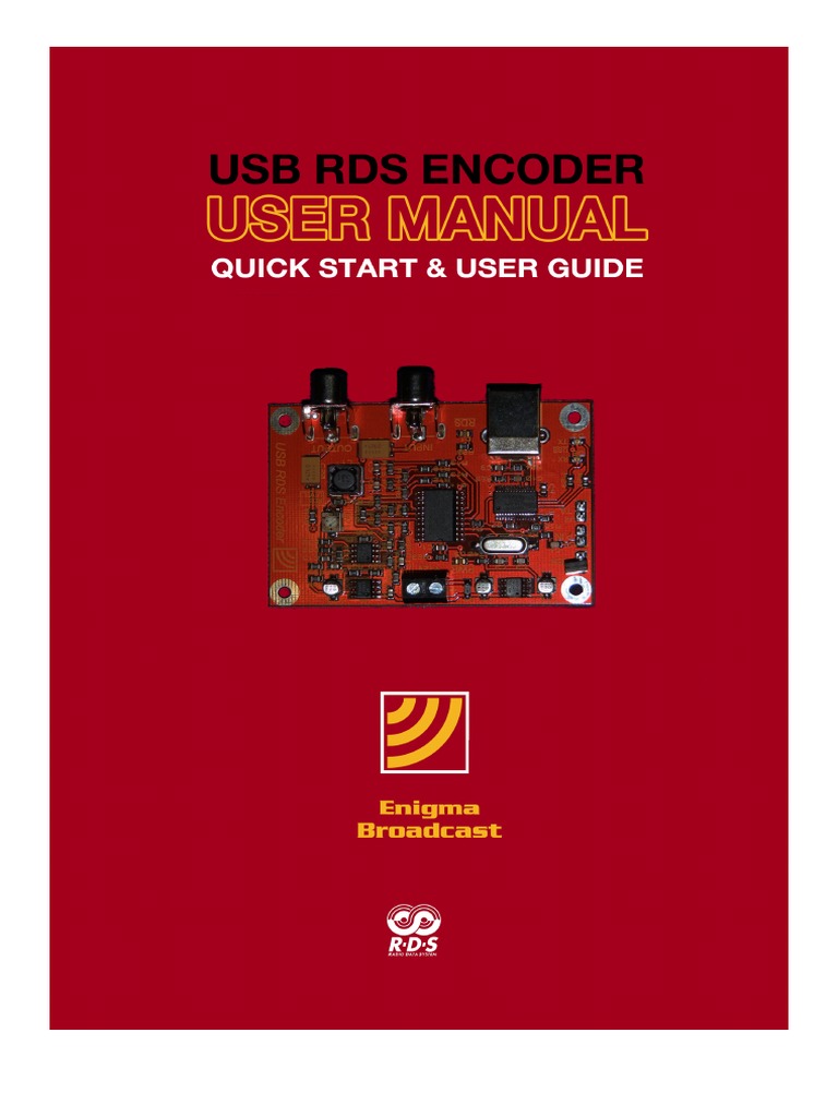 Enigma USB RDS Encoder Manual | PDF