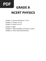 Force and Pressure Grade 8 CBSE NCERT Textbook | PDF