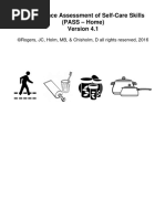 ADL Scoring Cheat Sheet | PDF | Hygiene | Wheelchair