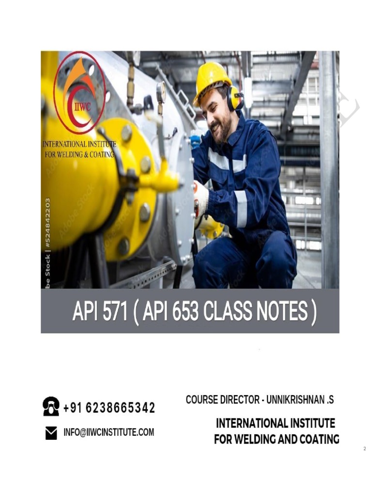 Api 571 Class Notes | PDF | Corrosion | Steel