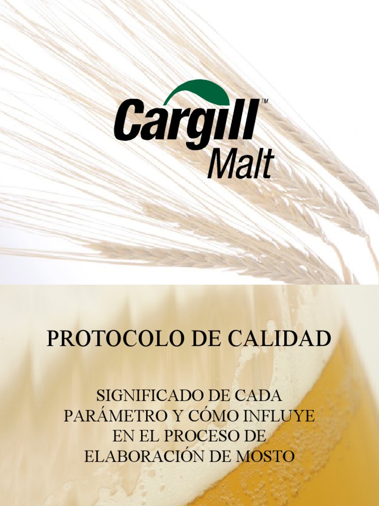 Protocolo de calidadCIBART | PDF | Cerveza | Proteínas