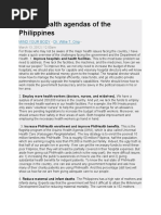 List of DOH Programs | PDF | Preventive Healthcare | Infant Mortality