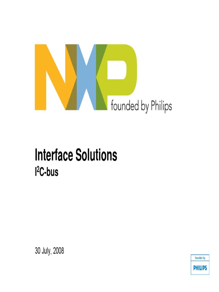 NXP I2C Protocol Overview and Applications | PDF | Digital To Analog ...