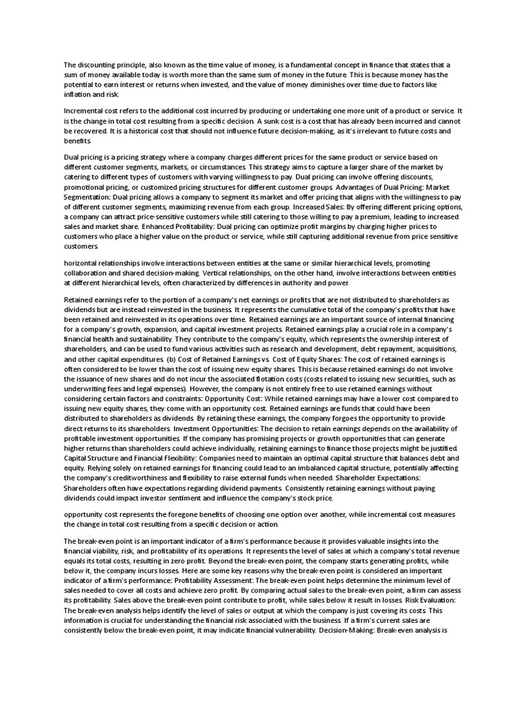 Understanding the Discounting Principle | PDF | Pricing | Elasticity ...
