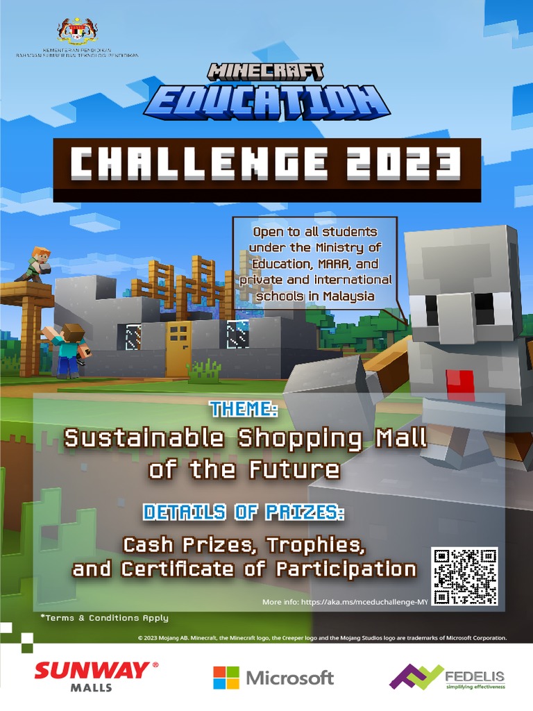 Minecraft Education Challenge 2023 Poster - en | PDF