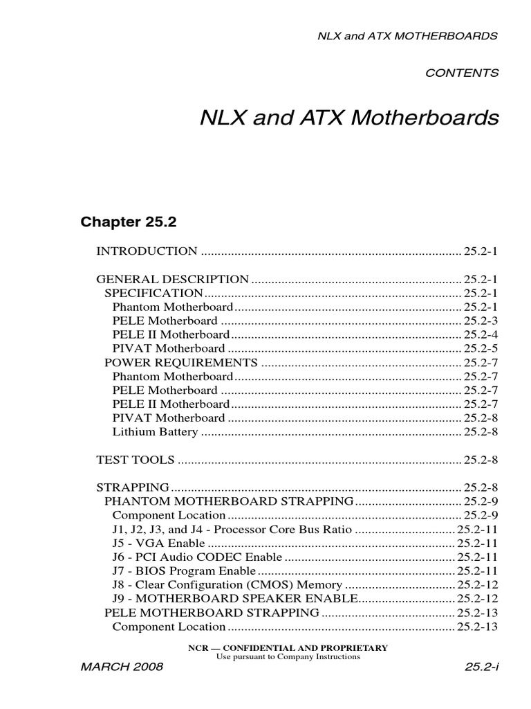 NLX-ATX Motherboards | PDF