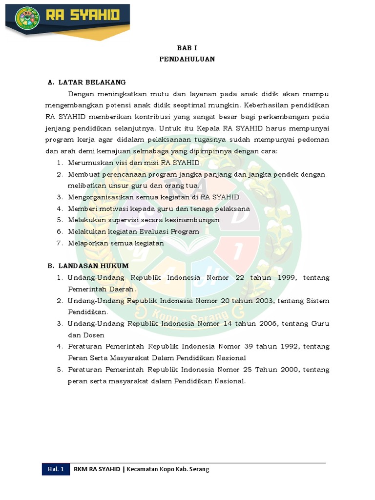 RKM Ra Syahid | PDF