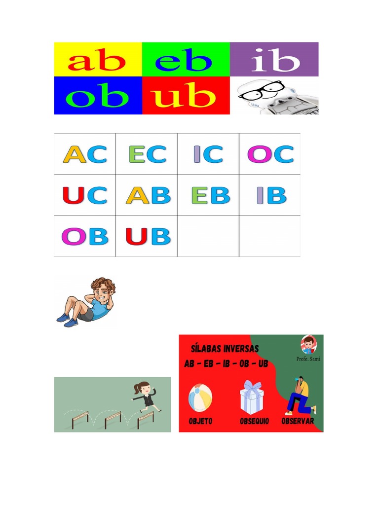 Silabas Inversas Con Ab | PDF