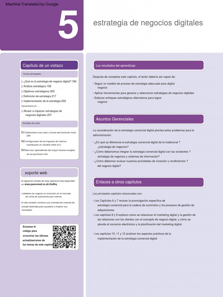 Chapter 5 Digital Business Strategy | PDF | Marketing | Gestión estratégica