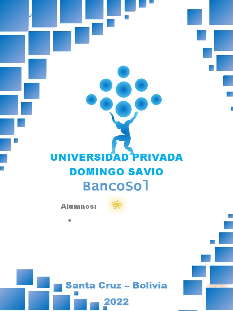 Banco SOL. | PDF | Sistema financiero | Bancos