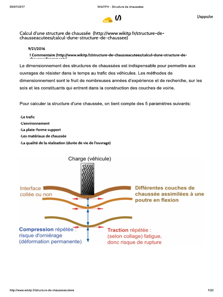 Structure de Chaussées | PDF