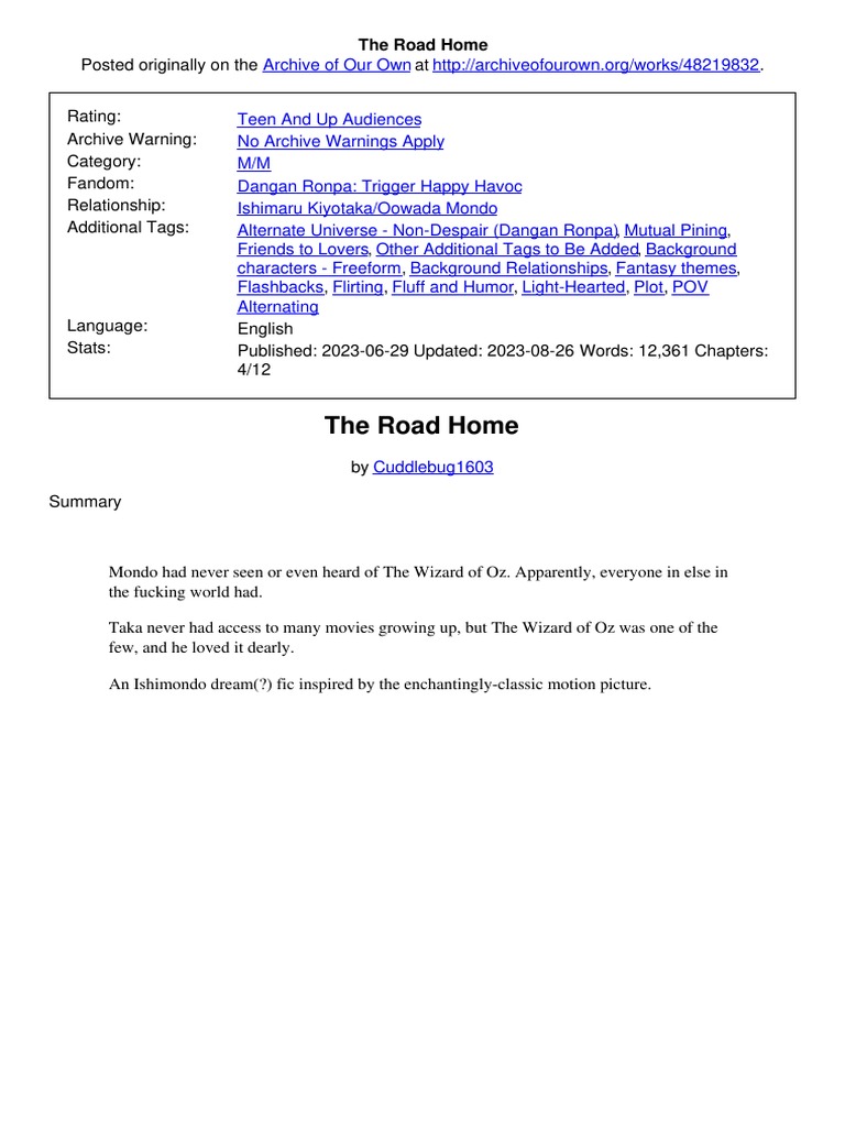 The Road Home | PDF