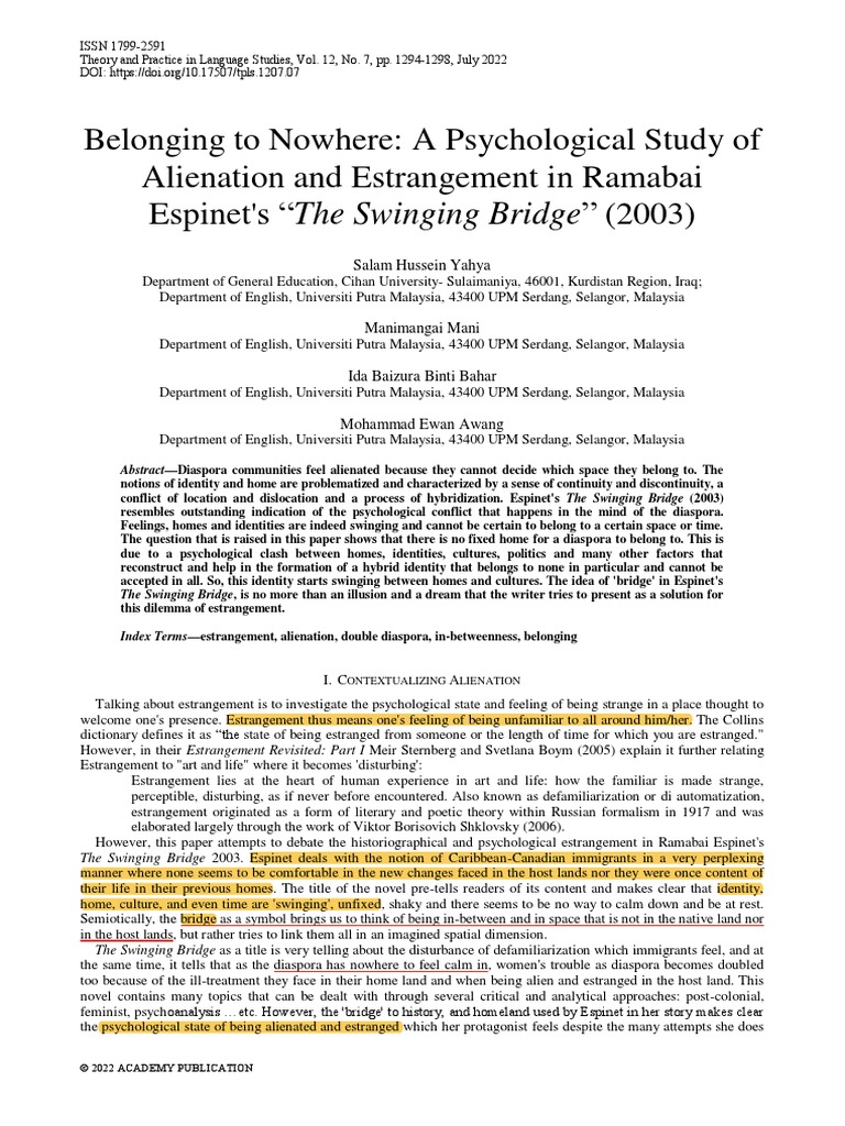 Bridge-Belonging To Nowhere PDF | PDF