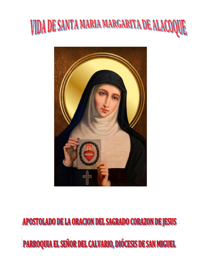 Vida Santa María Margarita de Alacoque | PDF | María, madre de Jesús | Amor