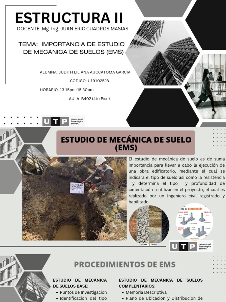 Estructuras Ii - Ems | PDF | Fundación (Ingeniería)