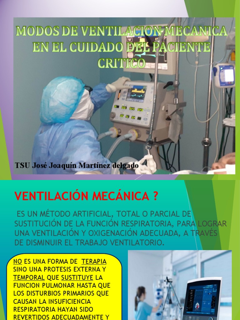 Ventilacion Mecanica | Descargar gratis PDF | Sistema respiratorio | Medicina CLINICA