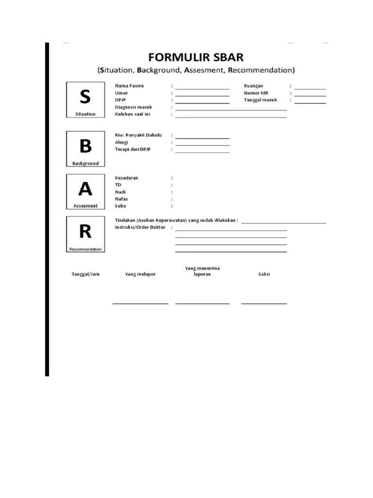 SBAR | PDF