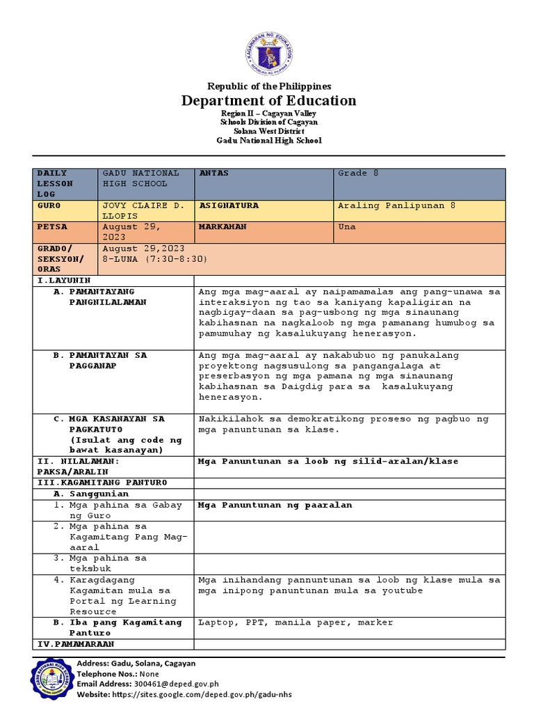 Day 1, Week 1- Orientation | PDF