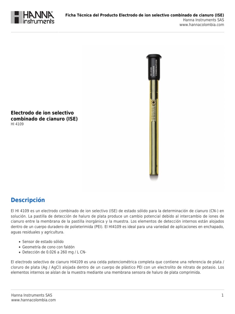 MPDF | PDF | Cianuro | Electrólito