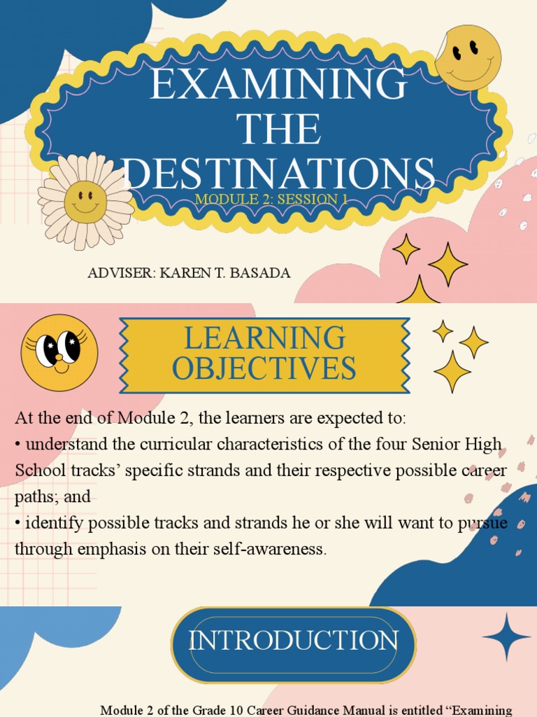Career Guidance-Module 2 Session 1 | PDF