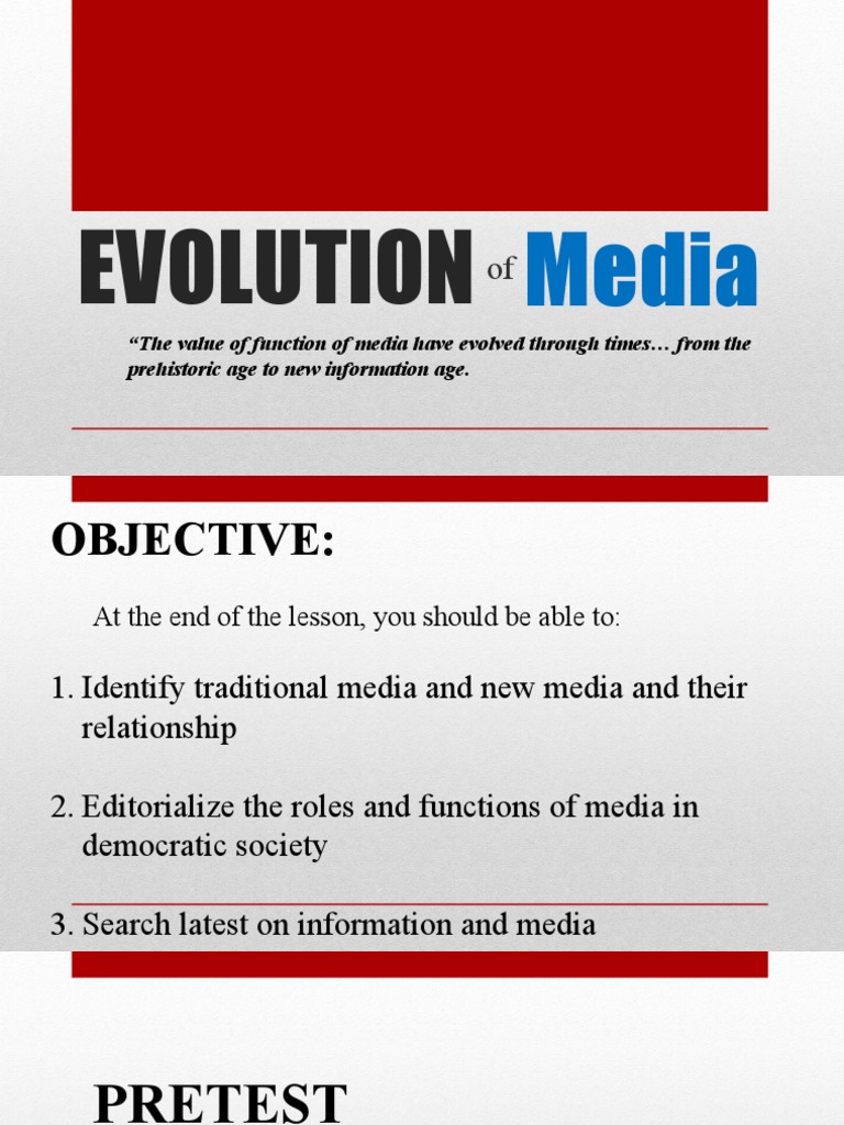 Evolution of Media | PDF