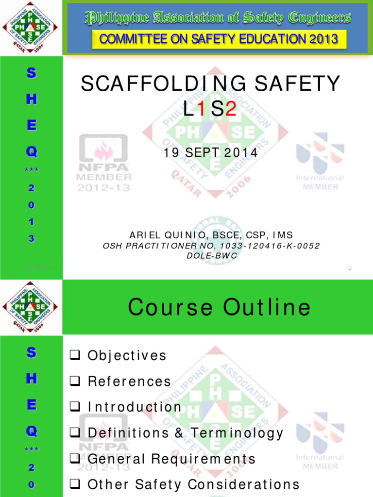 Scaffold Safety 2014 | Download Free PDF | Scaffolding | Occupational Safety And Health ...