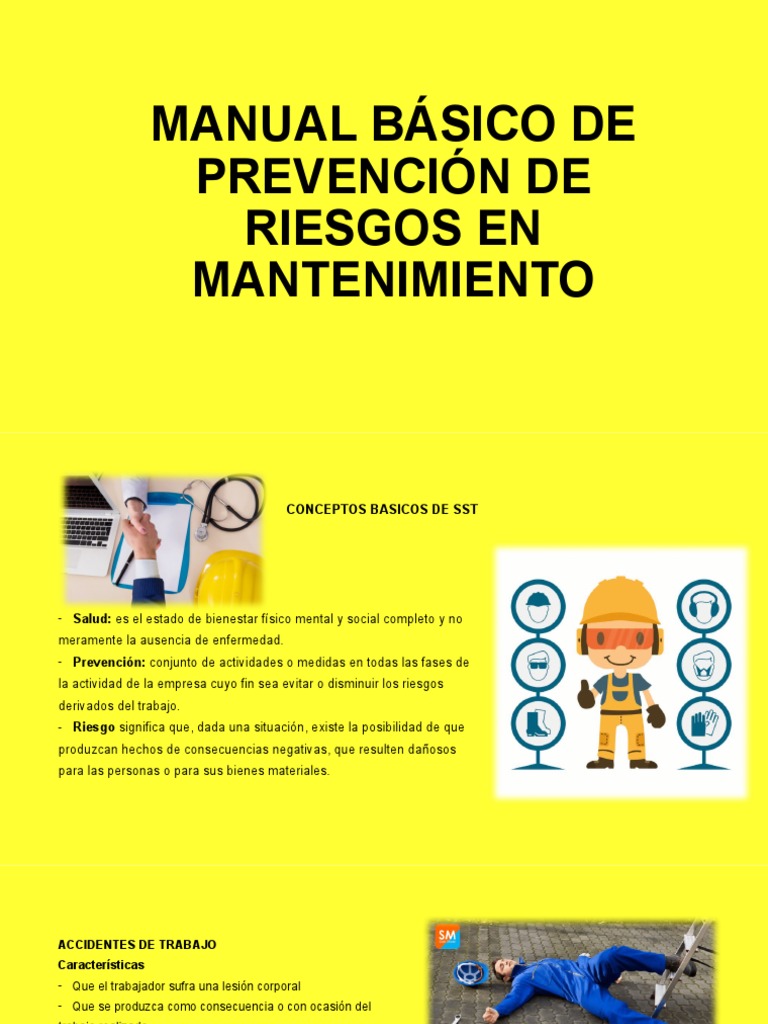Exp Manual Básico de Prevención de Riesgos en Mantenimiento | PDF | Valores | Herramientas