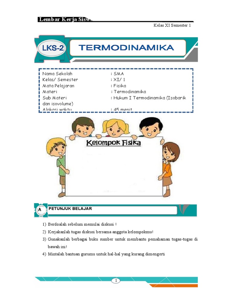 HK. Termodinamika Isobarik Dan Isovolume | PDF