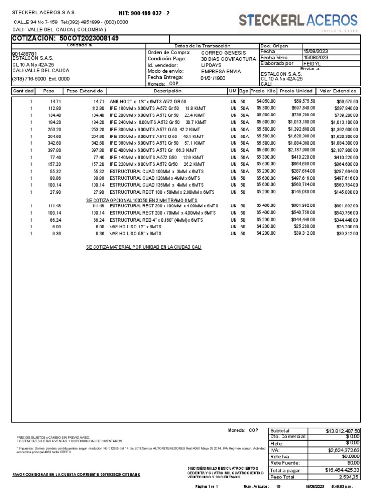 Estalcon 15 Agosto Pdf