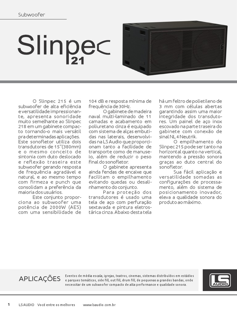 Slinpec 215 | PDF