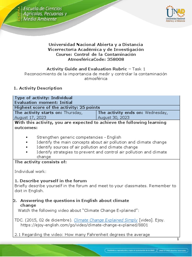 Air Pollution Control Activity Guide | PDF | Plagiarism | Air Pollution