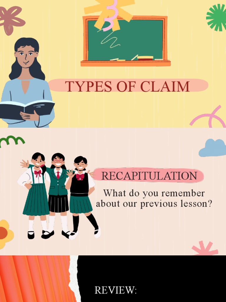 Opinion or Assertion Types of Claims | PDF