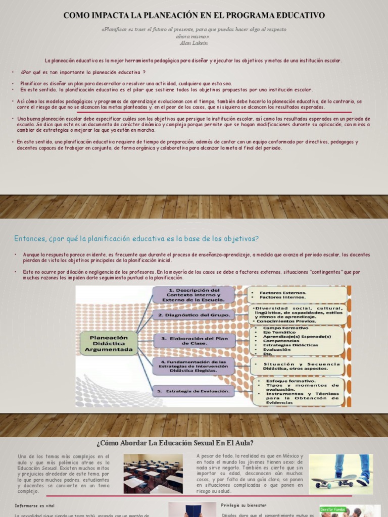 Tarea Sofia - IMPORTANCIA DE LA PLANEACION EN EL RPOGRAMA EDUCATIVO | PDF