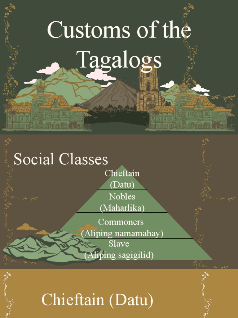 Customs of The Tagalogs | PDF
