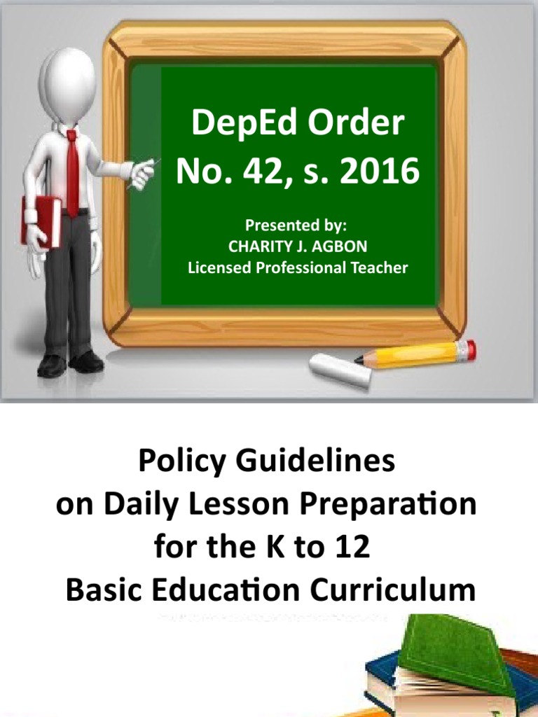 Deped Order 42 S 2016 | PDF