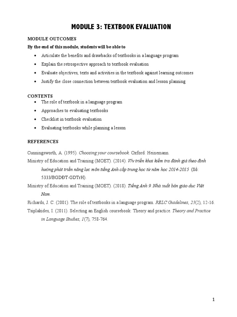 Lesson Planning - Module 3 | PDF