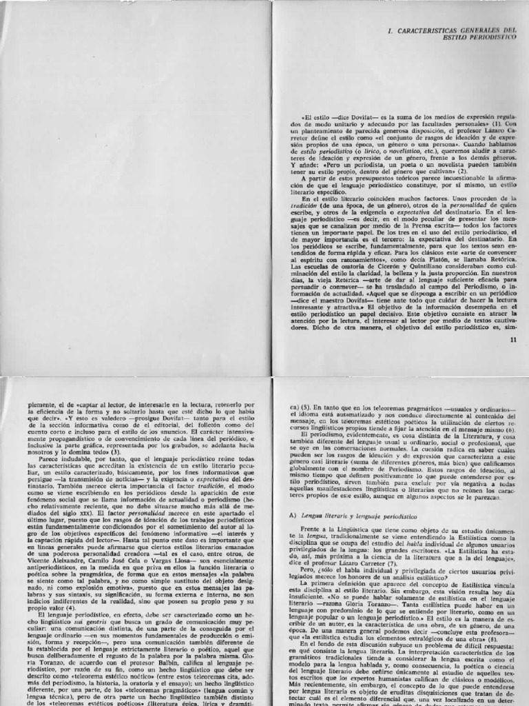 Martínez Albertos J.L. Redacción Periodistica. Características ...