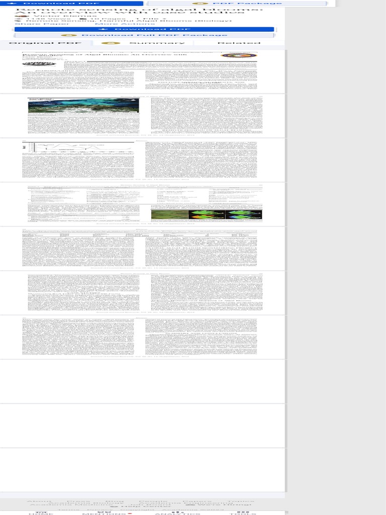 Remote Sensing of Algal Blooms An Overview With Case Studies Victor Klemas - Academia - Edu | PDF