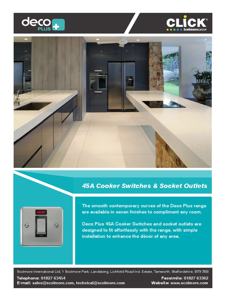 Deco Plus - 45A Switches & Sockets | PDF | Technology & Engineering