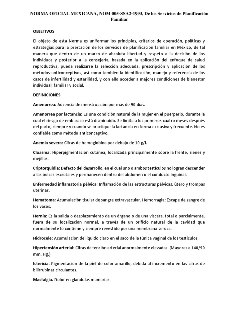 Resumen de La NOM 005 | PDF