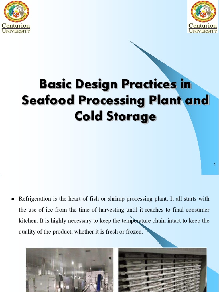 2.1 Design and Maintenance of Fish Processing Plants | PDF | Refrigeration