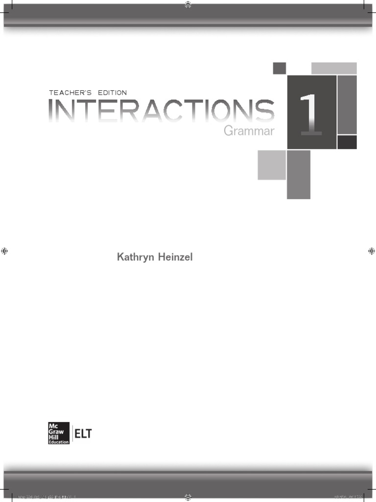 Interactions 1 Grammar TB Printer PDFs READY | PDF