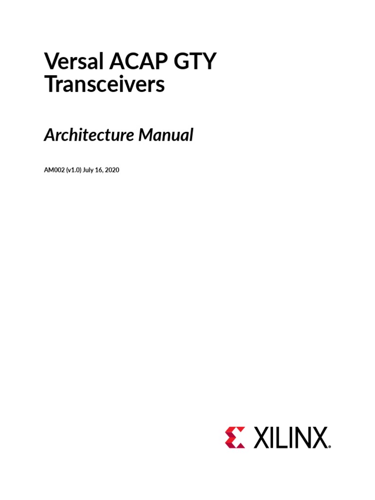 Am002 Versal Gty Transceivers | PDF