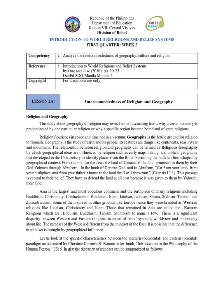 IWRBS Calibrated Q1 Week 2 | PDF